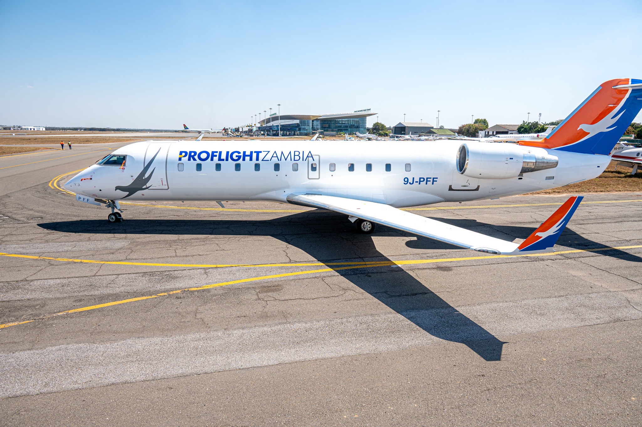 Proflight Zambia Boosts Capacity with Arrival of Sixth CRJ-200 Jet ...